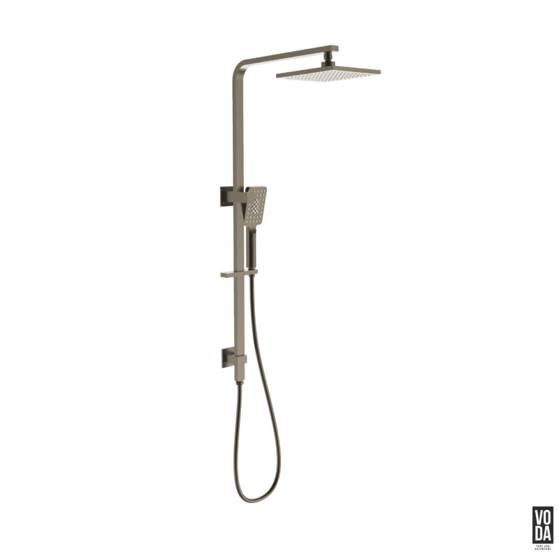 Espresso 2 in 1 Twin Multi Function Shower Brushed Nickel – VODA Taps ...